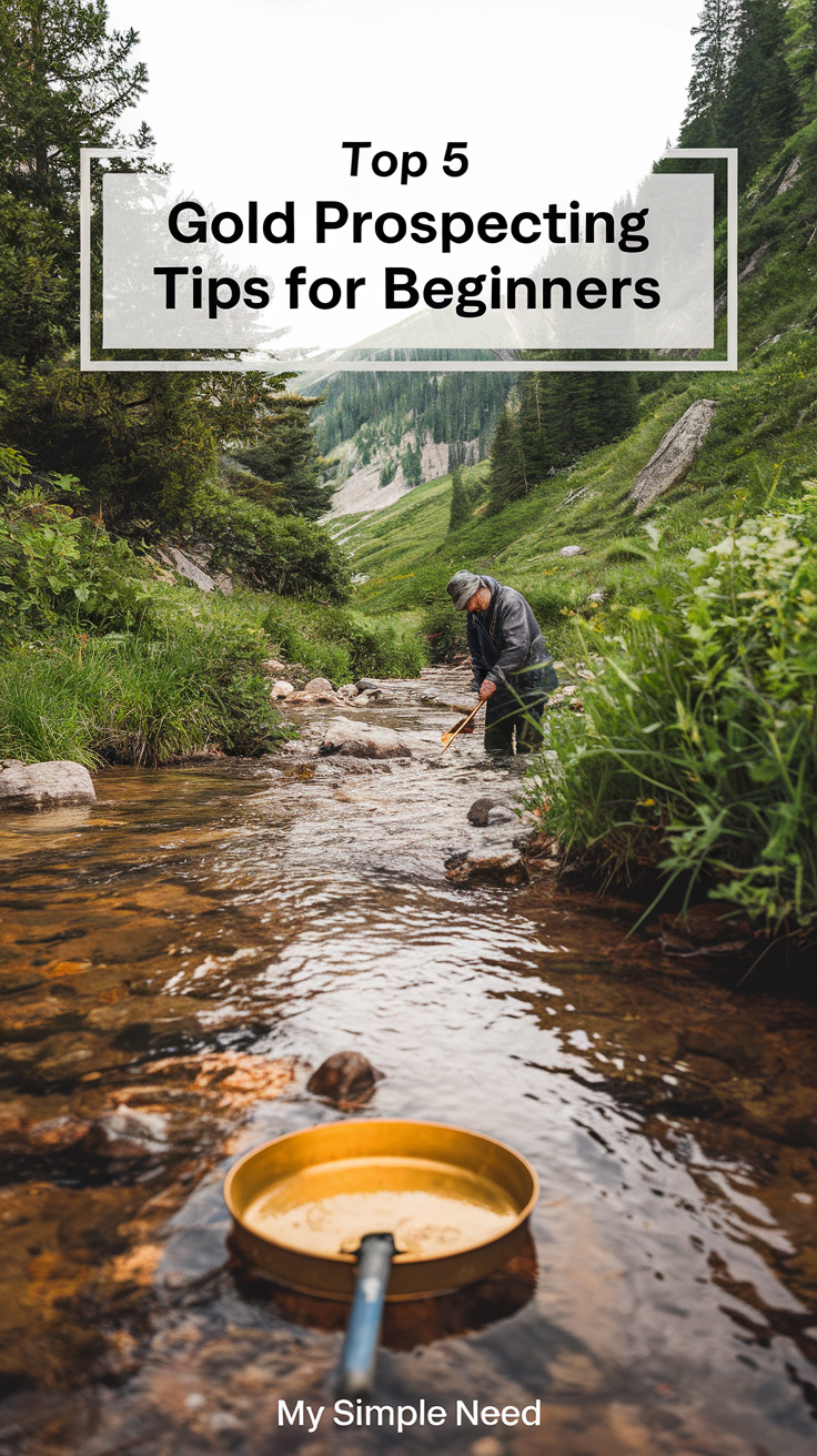 Top 5 Gold Prospecting Tips for Beginners